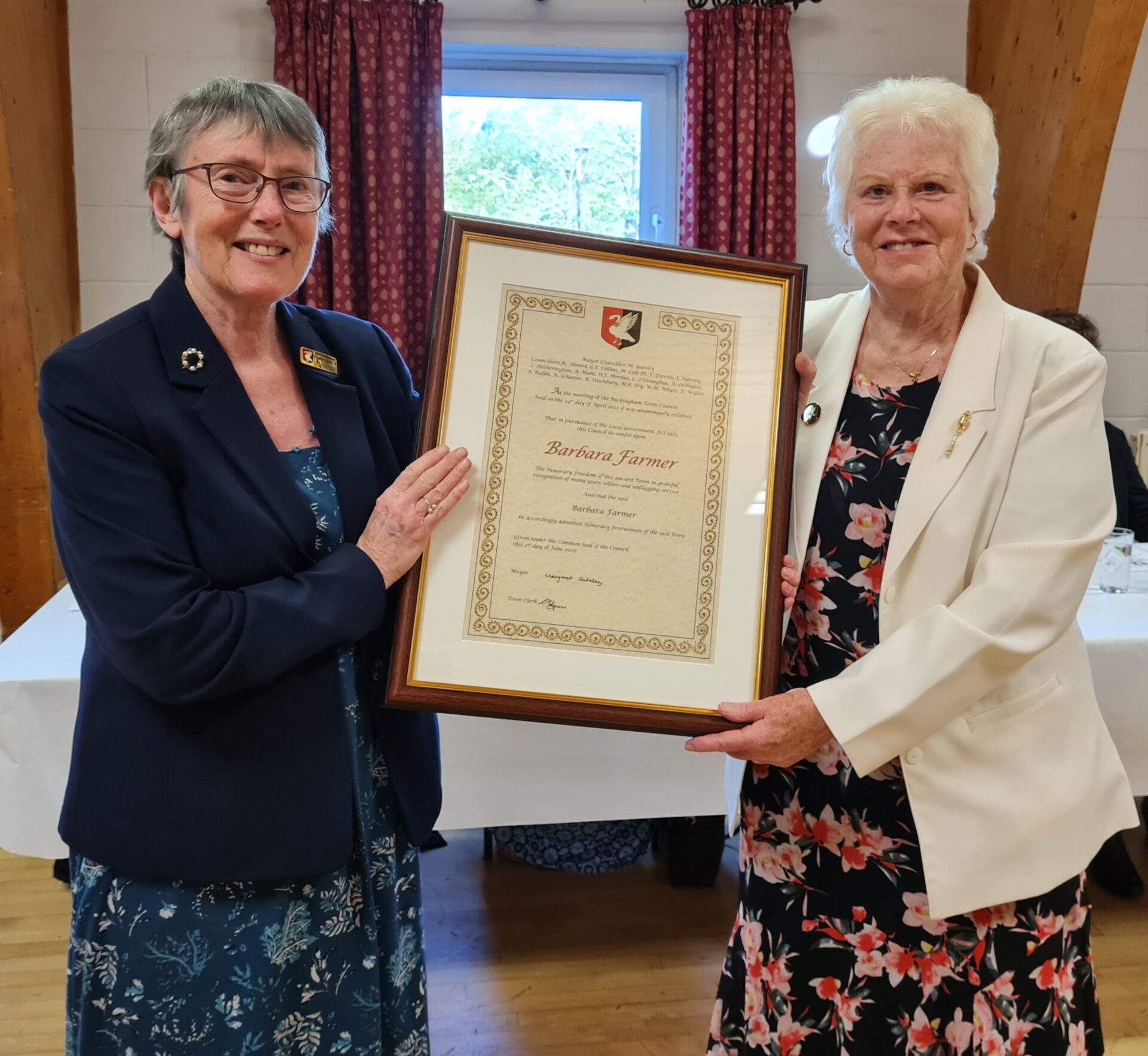 Buckingham celebrates electing a new Mayor and Deputy Mayor ...