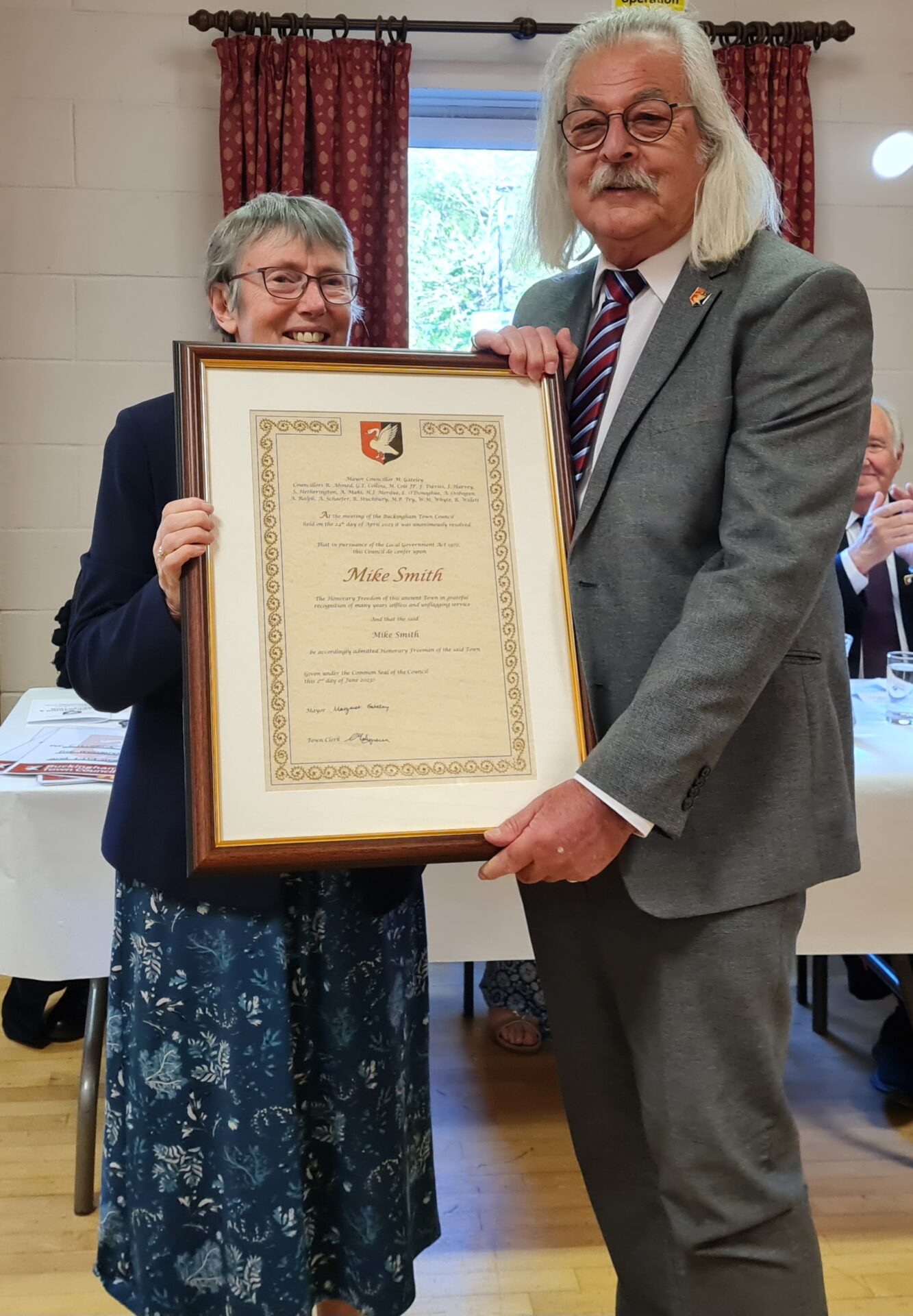 Buckingham celebrates electing a new Mayor and Deputy Mayor ...